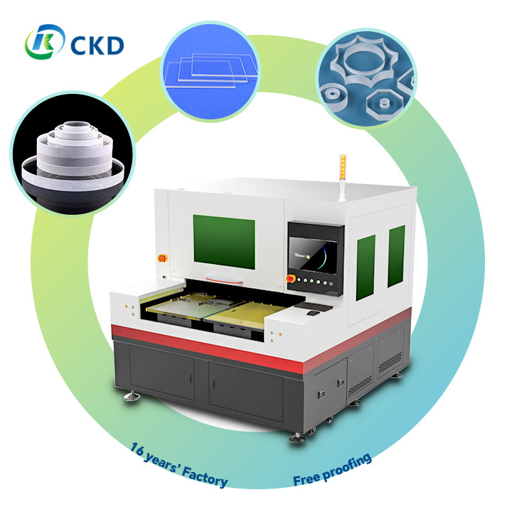 High Precision Dual Laser Glass Cutting and Splitting Machine with ≤5μm ...
